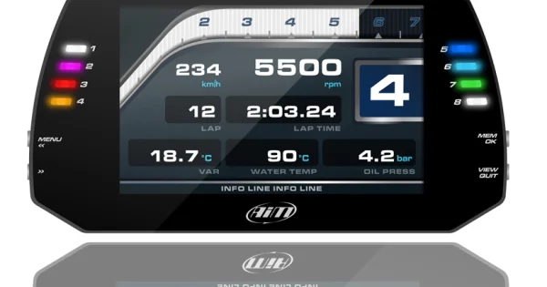 BUY AIM MXG 1.2 RACING DASH DATA LOGGER GPS MODULE 50CM CABLE MXG ...