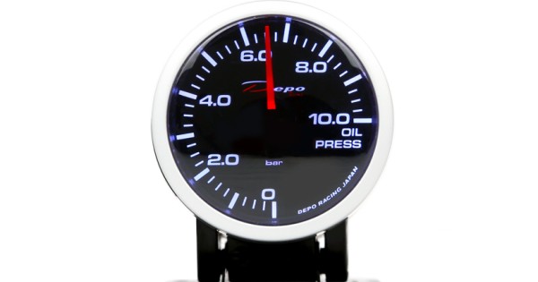BUY DEPO RACING 60MM OIL PRESSURE GAUGE IN UK
