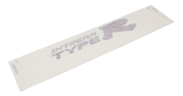 BUY Genuine Honda Rear Quarter Side Type R Sticker Decal Integra Type R ...